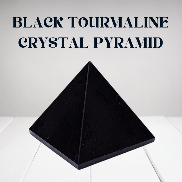 Blood Tourmaline Crystal Pyramid – The Crystal Aura